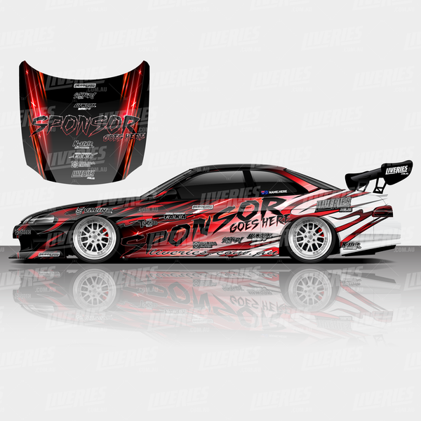 Zeus Flame Drift Livery - Liveries.com.au