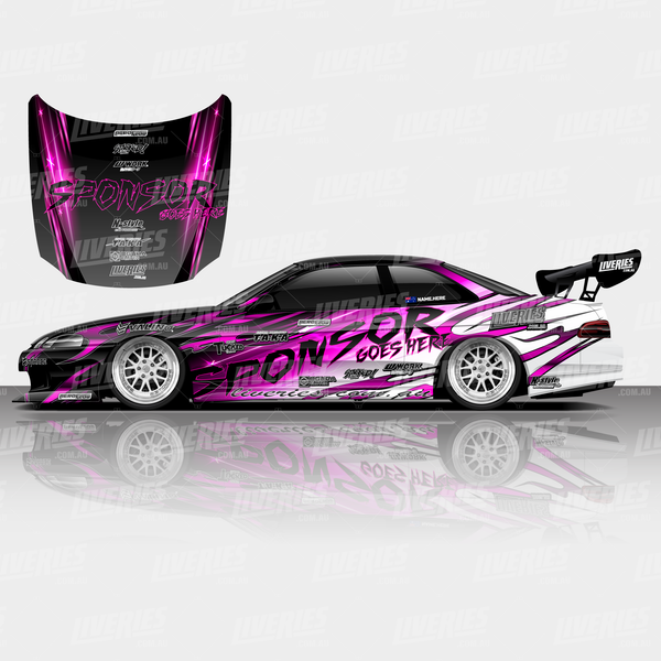 Zeus Pink Drift Livery - Liveries.com.au