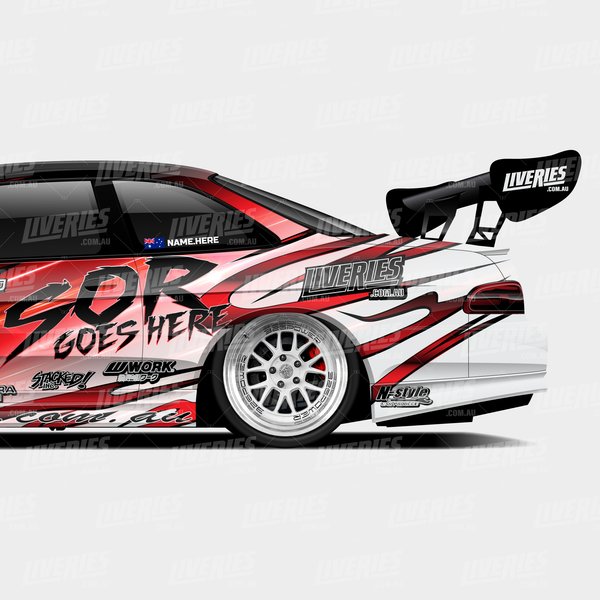 Zeus Flame Drift Livery - Liveries.com.au