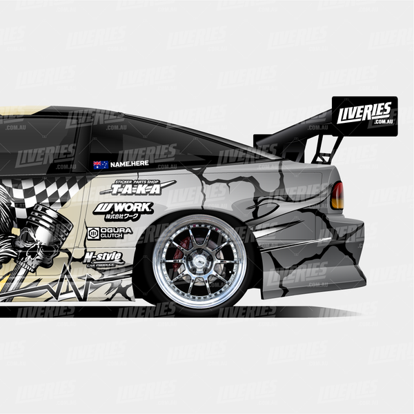 Dragon Pastel Metallic Drift Livery - Liveries.com.au