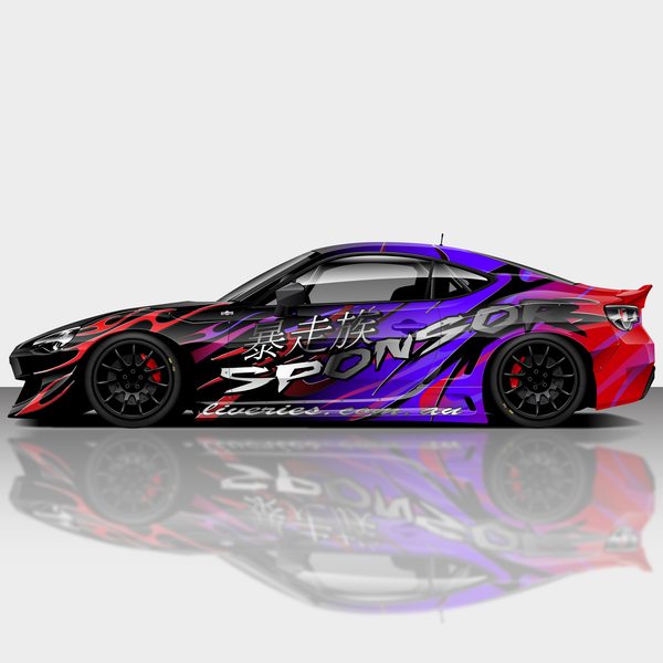 Hotboi Sunset Drift Livery - Liveries.com.au