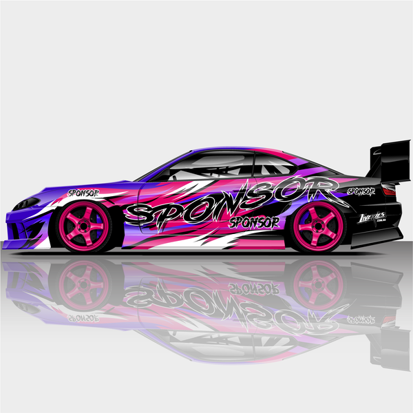 Fluid Pink Drift Livery - Liveries.com.au