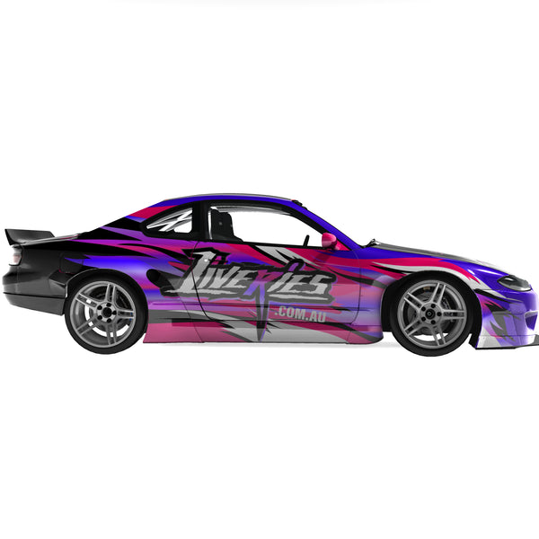 Fluid Pink Drift Livery - Liveries.com.au