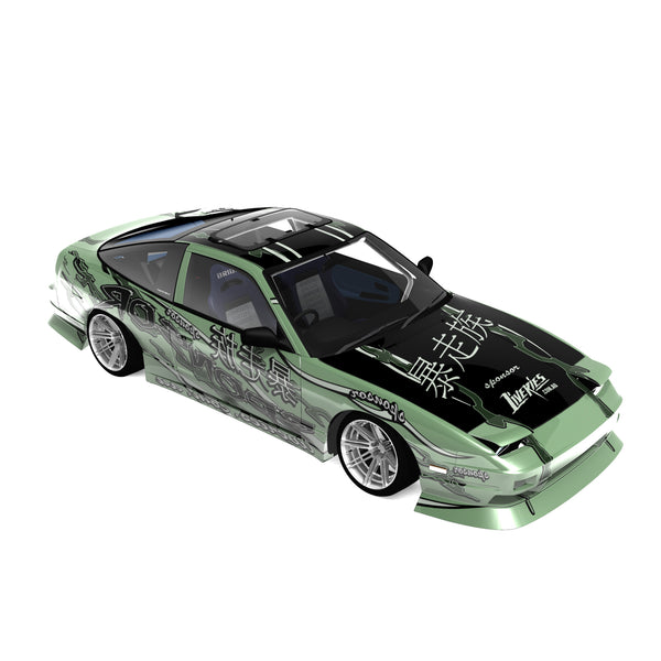 Tokyo Green Machine Drift Livery - Liveries.com.au